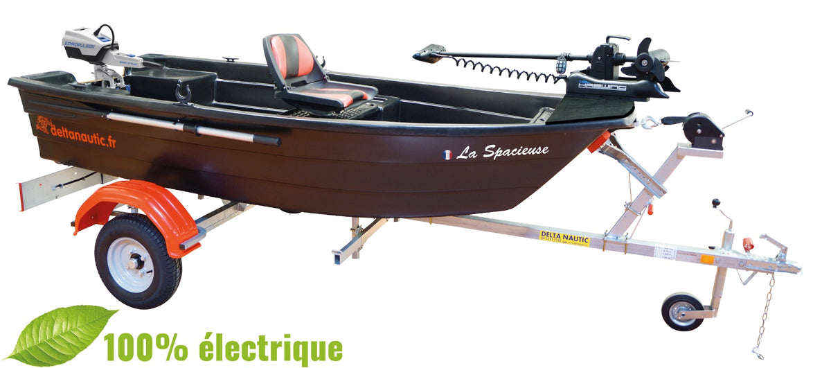 Barque Spacieuse 320 Black Fish + Remorque GT + Spirit Plus 1.0 ...