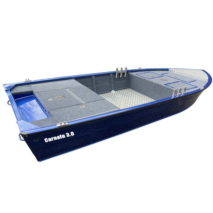 Barque de peche Aluminium type Bass Boat Americain Carnalu 3.0 disponible de suite chez Delta Nautic